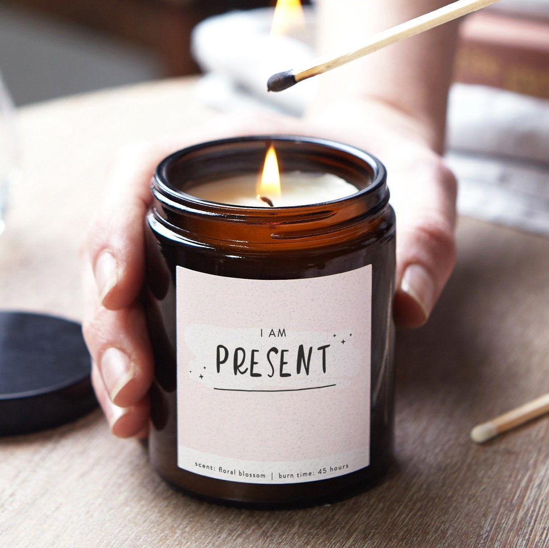 I Am Present Affirmation Gift, Affirmation Gifts for Her, Scented ...