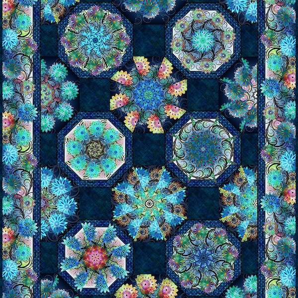 Kaleidoscope Quilt - Etsy