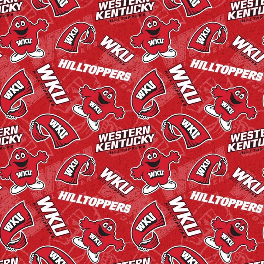 Sykel-western Kentucky University Fabric - Etsy