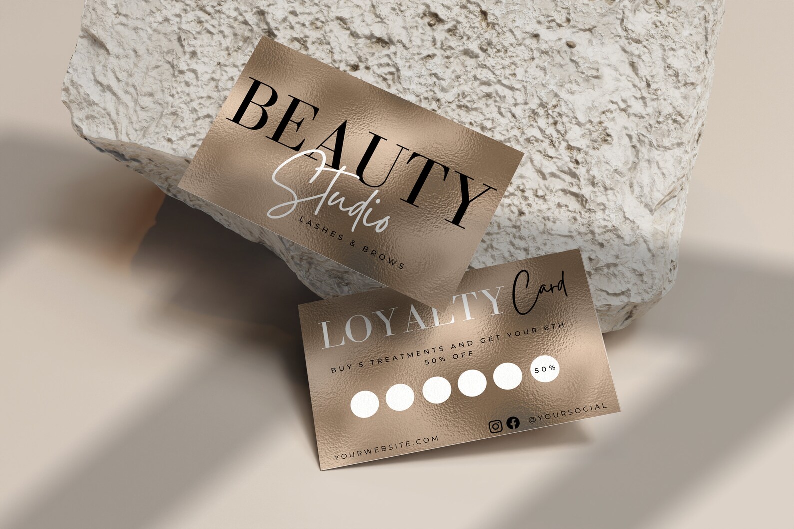 Loyalty Card Template Printable Loyalty Card Beauty Rewards - Etsy