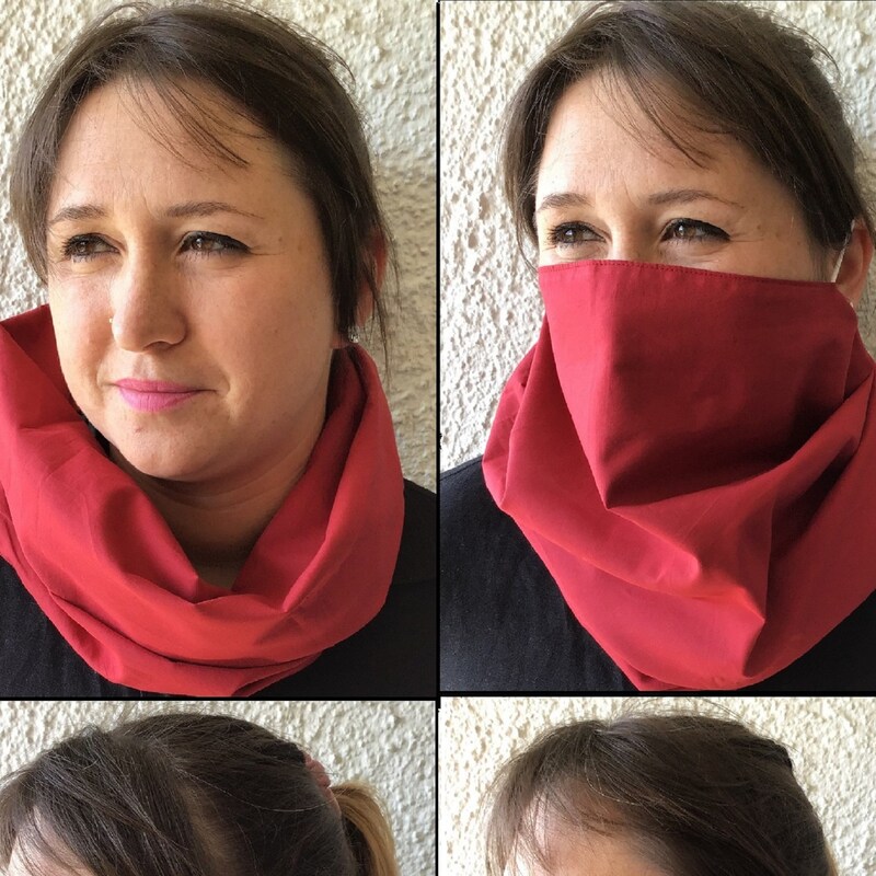 Scarf Mask - Etsy