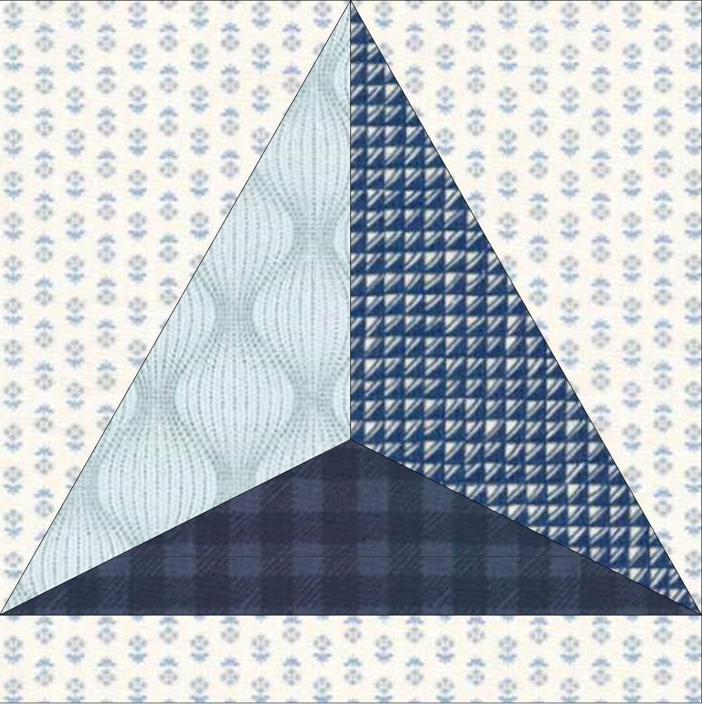 Pyramid - Block, Foundation Paper Piecing /patchwork Pattern/quilt ...