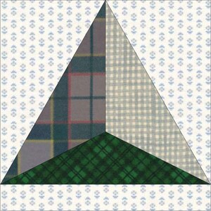 Pyramid - Block, Foundation Paper Piecing /patchwork Pattern/quilt ...
