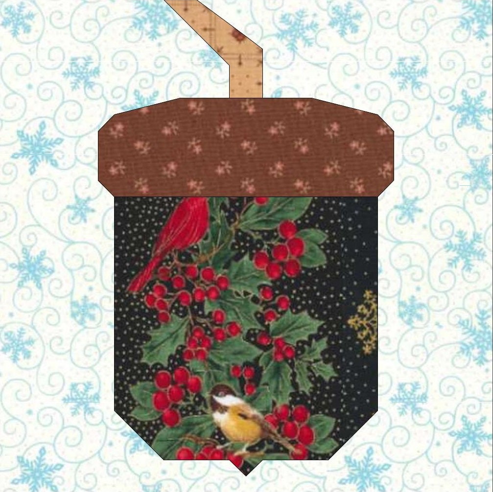 PDF Acorn Block Foundation Paper Piecing /patchwork - Etsy