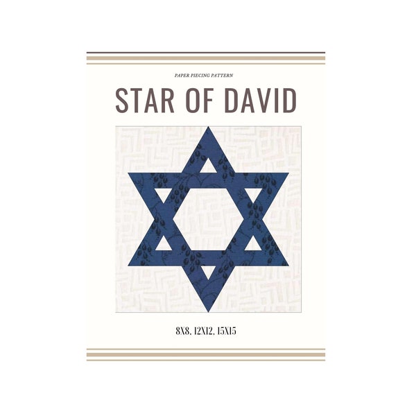Star of David Pattern - Etsy