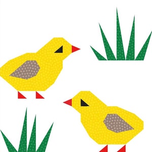 PDF Patchwork Chickens - Block, Foundation Paper Piecing /patchwork ...