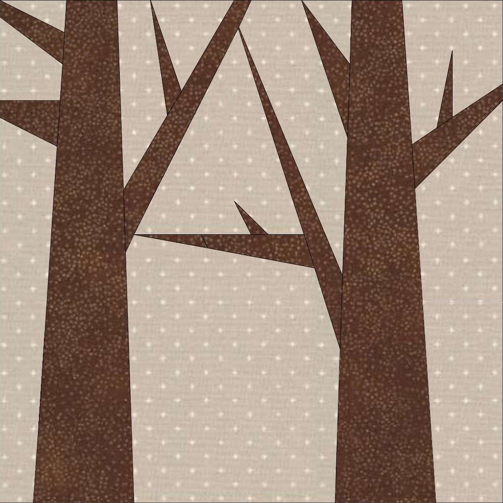 PDF Patchwork Trees Block Foundation Paper Piecing - Etsy