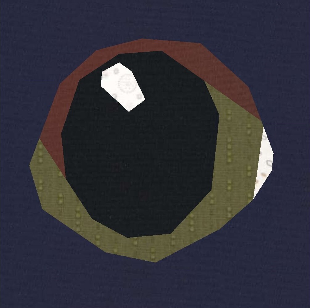 PDF Patchwork Cat's Eye - Block, Foundation Paper Piecing /patchwork ...