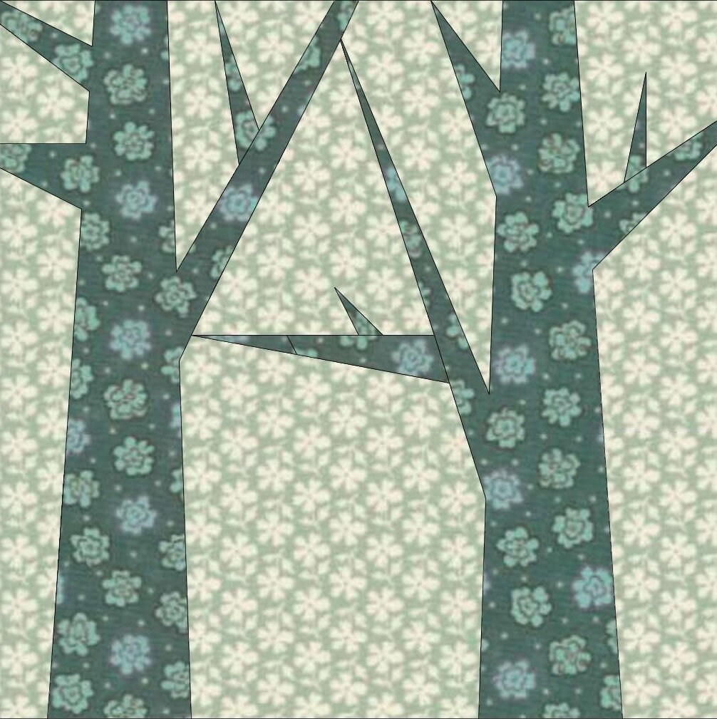 PDF Patchwork Trees Block Foundation Paper Piecing - Etsy