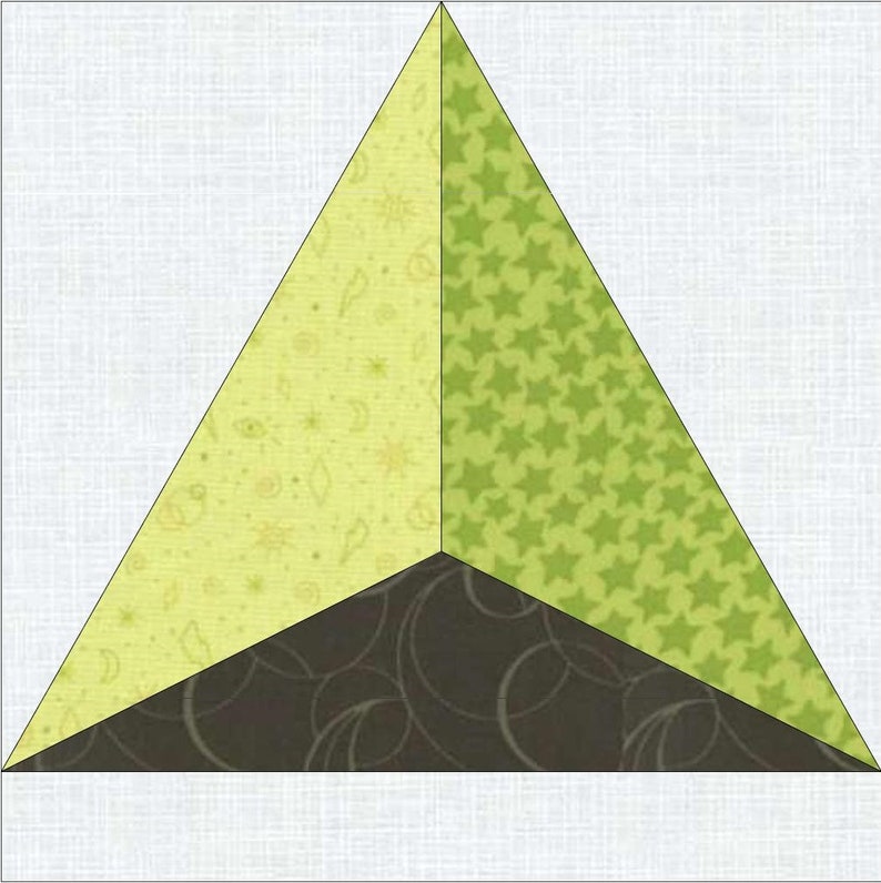 Pyramid - Block, Foundation Paper Piecing /patchwork Pattern/quilt ...