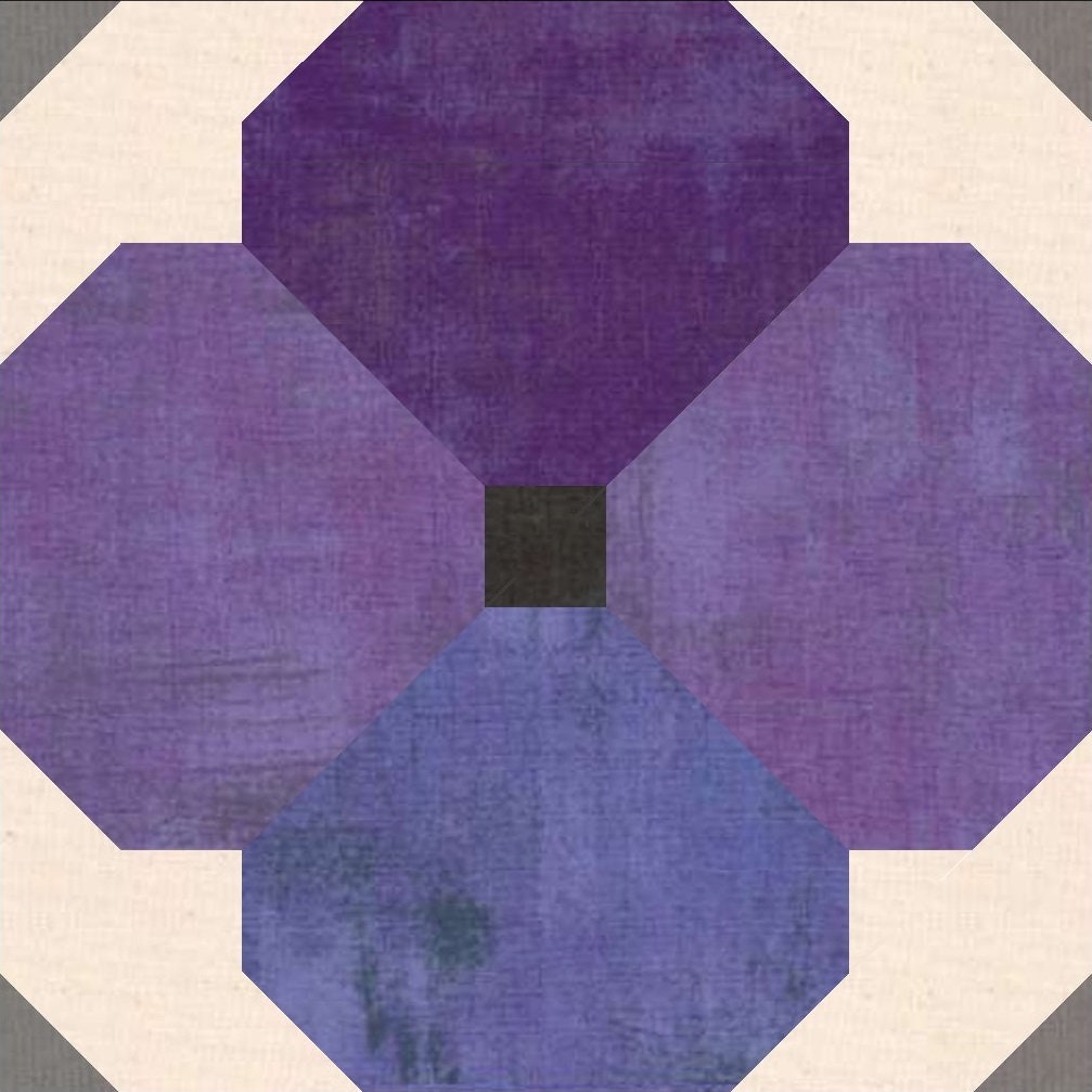 Pretty Flower Block/paper Pieced Quilt Patterns - Etsy