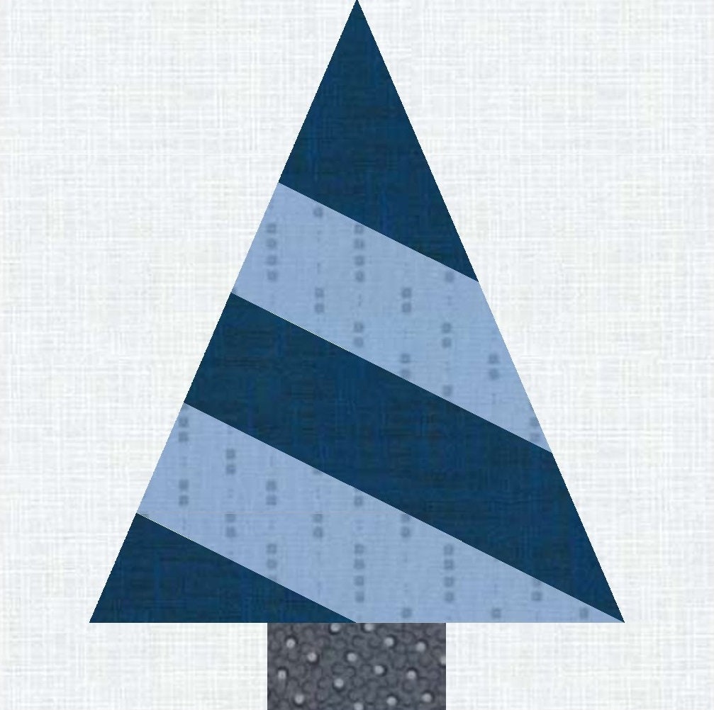 PDF Christmas Tree Block Foundation Paper Piecing - Etsy