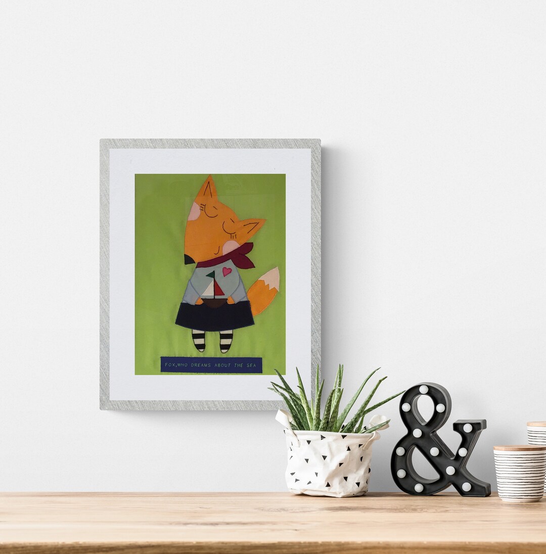 DIY Sewing Instructions and Patterns for the Patchwork Picture fox, Who ...