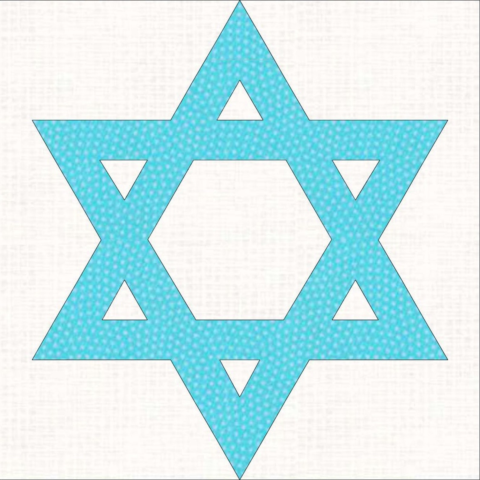 PDF Patchwork Star of David - Block, English Paper Piecing /patchwork ...