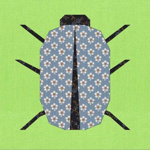 PDF Patchwork Bug - Block, Foundation Paper Piecing /patchwork Pattern ...