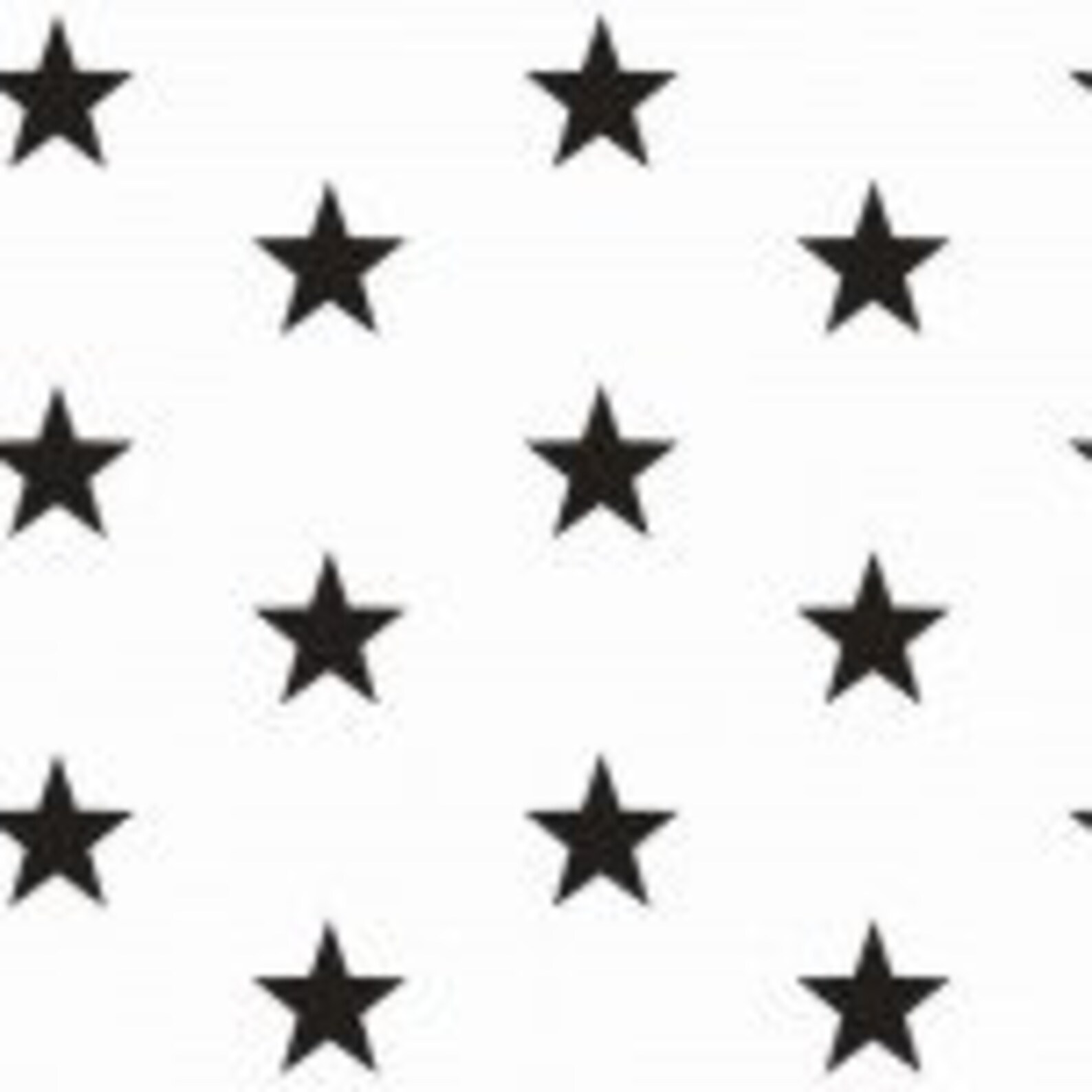 Cotton Design White/black Stars 100 Cm 50 Cm 33 Cm - Etsy