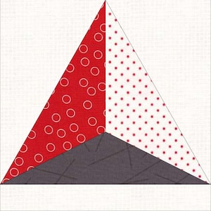 Pyramid - Block, Foundation Paper Piecing /patchwork Pattern/quilt ...