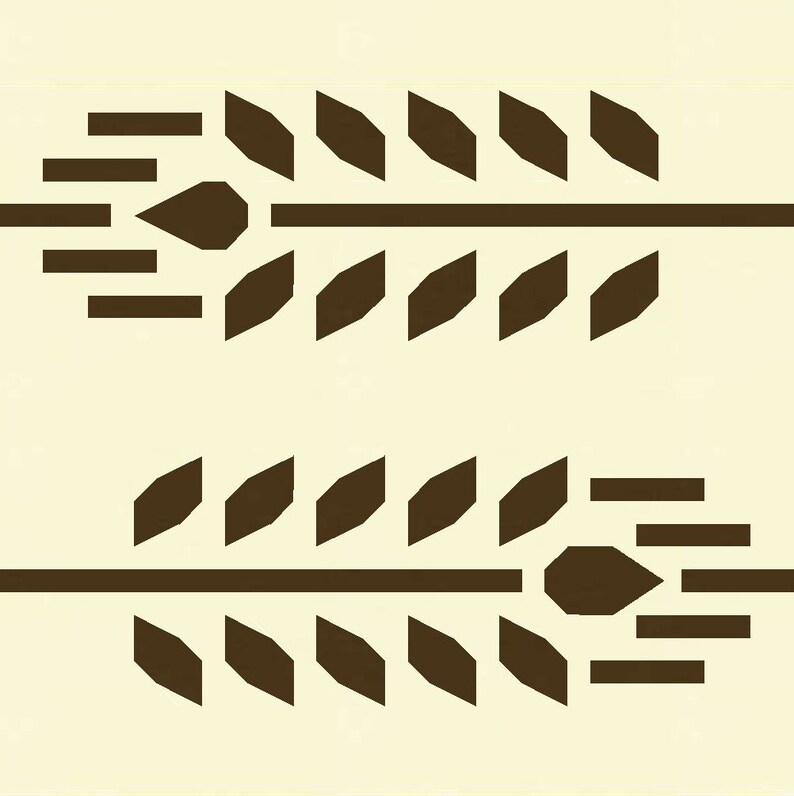 Foundation Paper Piecing Pattern PDF spikes block - Etsy