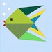 Fish - Block, Foundation Paper Piecing /patchwork Pattern/quilt Block ...