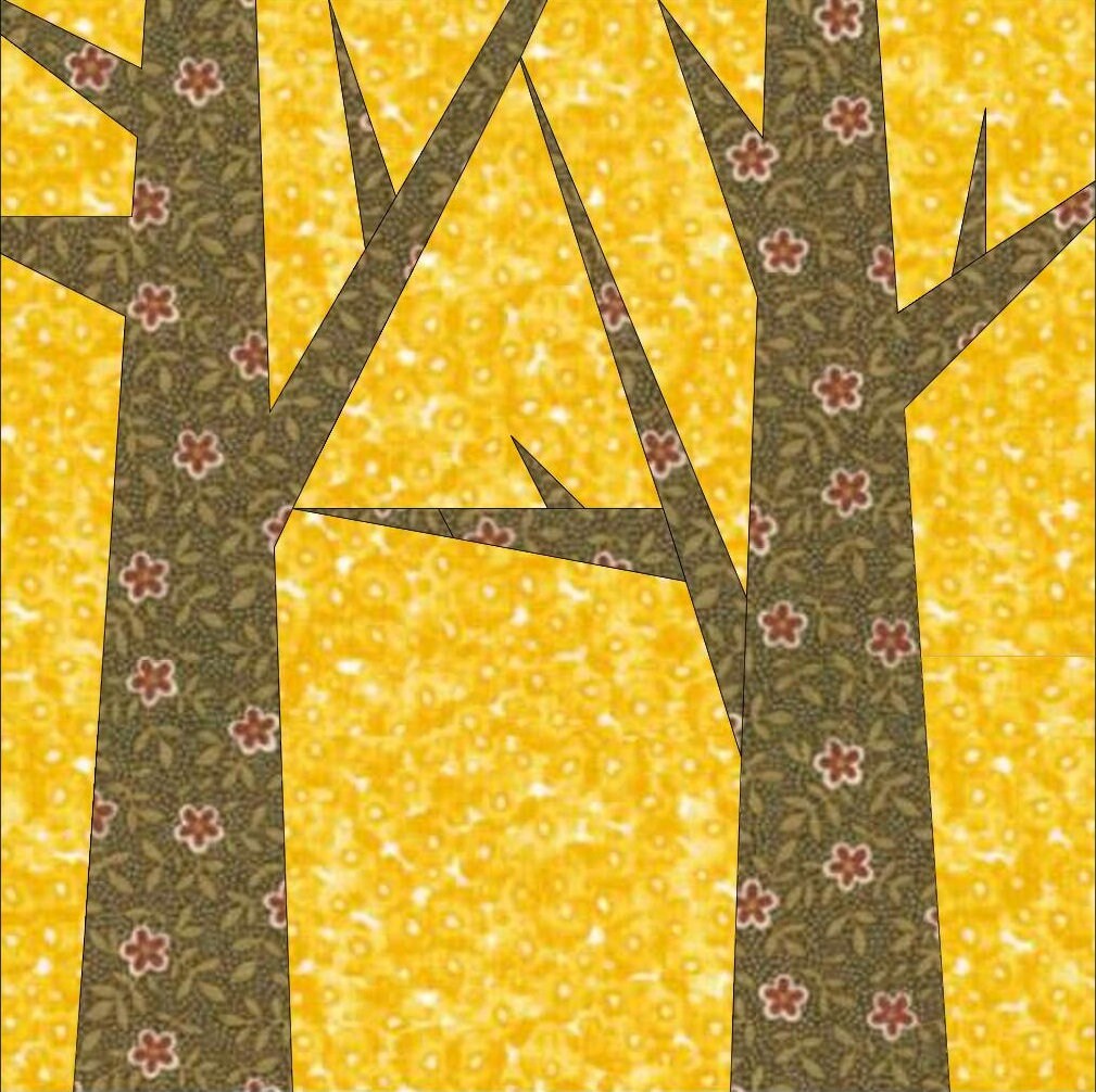 PDF Patchwork Trees Block Foundation Paper Piecing - Etsy