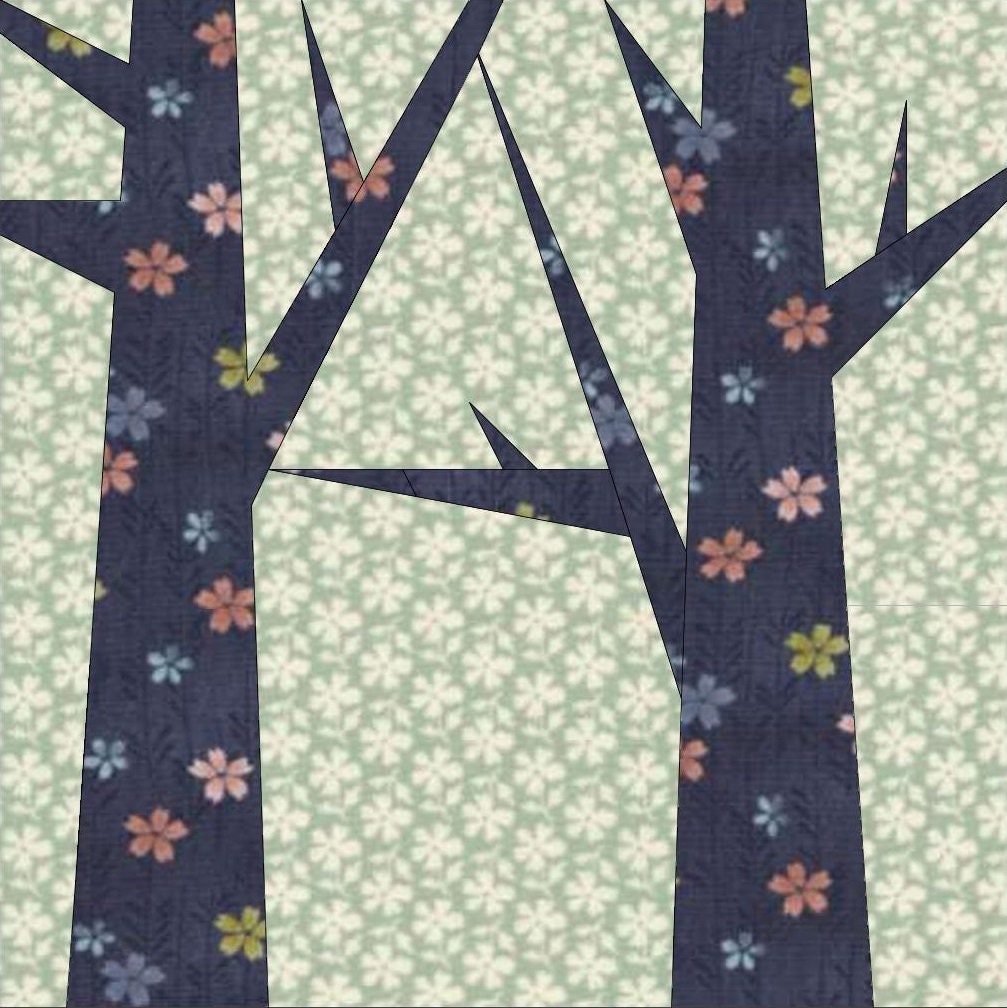 PDF Patchwork Trees Block Foundation Paper Piecing - Etsy