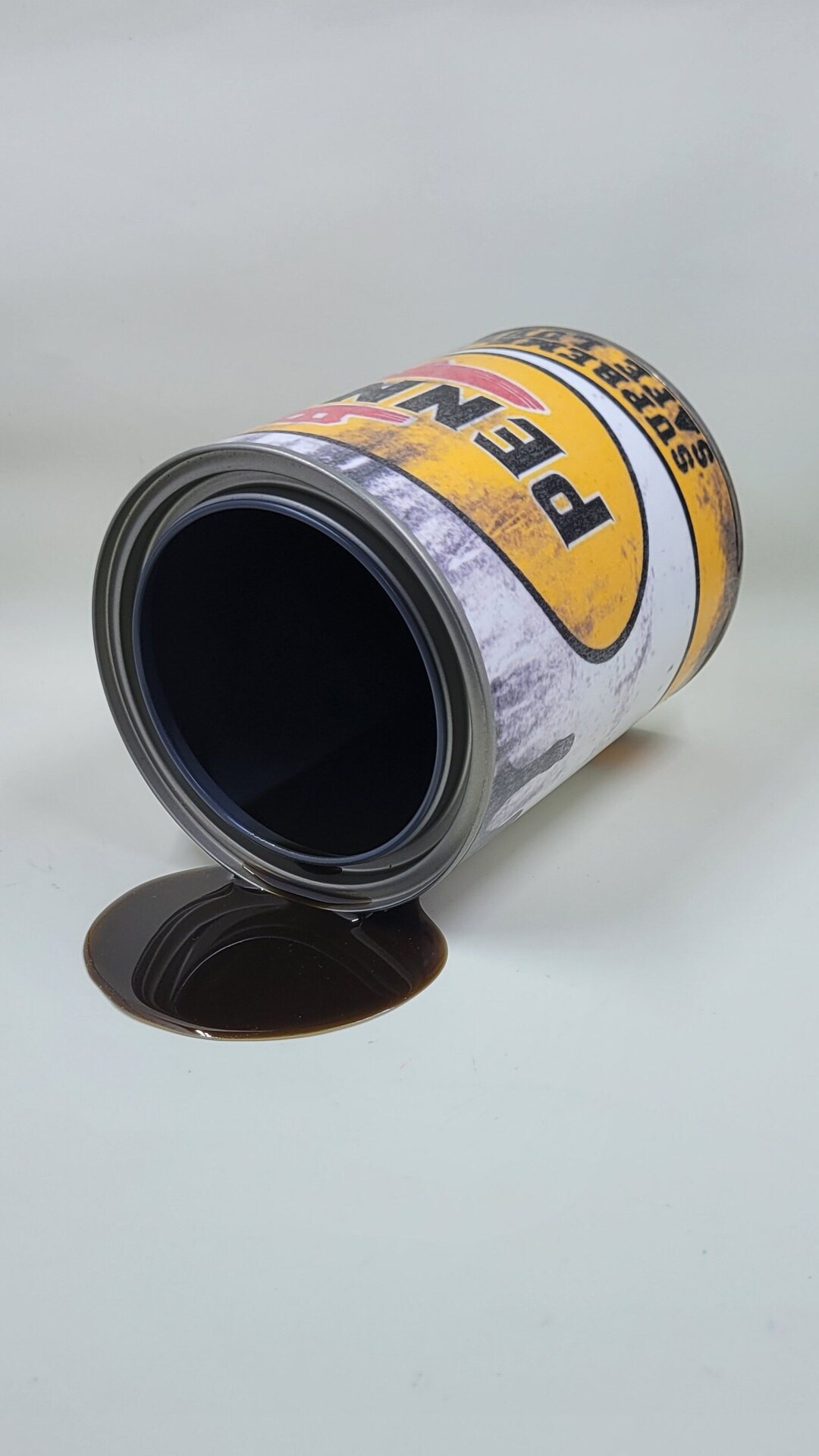 Vintage Can, Oil Spill Prank / Prop Penzoil - Etsy