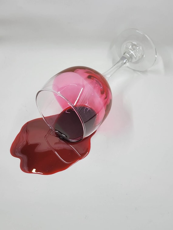 Spilled Wine Glass
