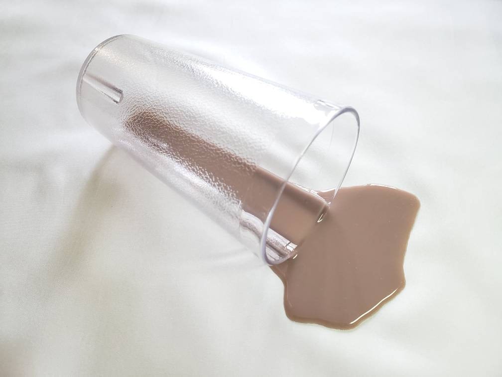 Spilled Chocolate Milk
