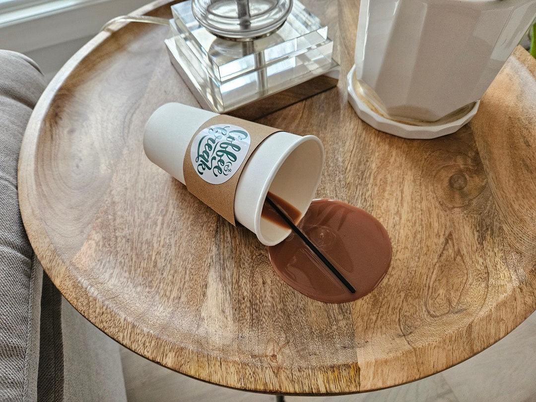 Spilled Coffee Prank / Prop - Etsy