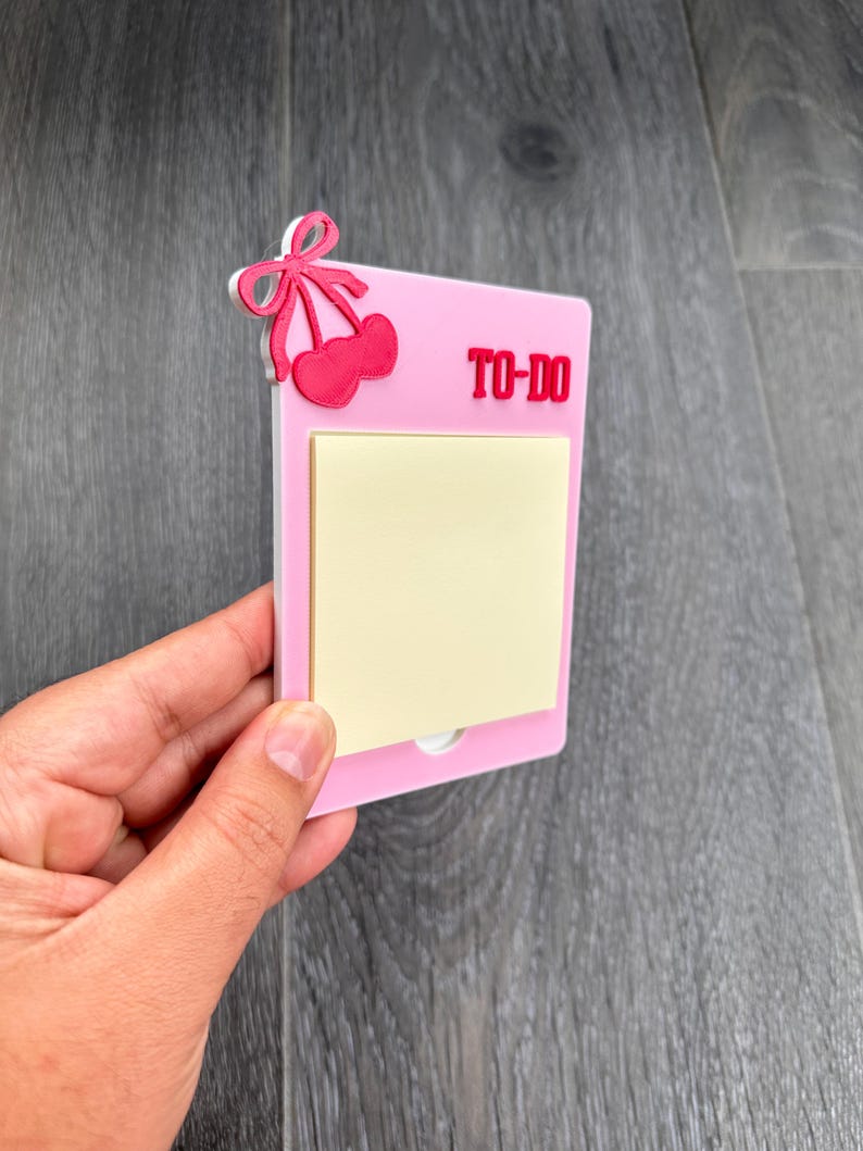 Sticky Note Holder, 3D Printed, Post-it Holder, Sticky Notes, 3D ...