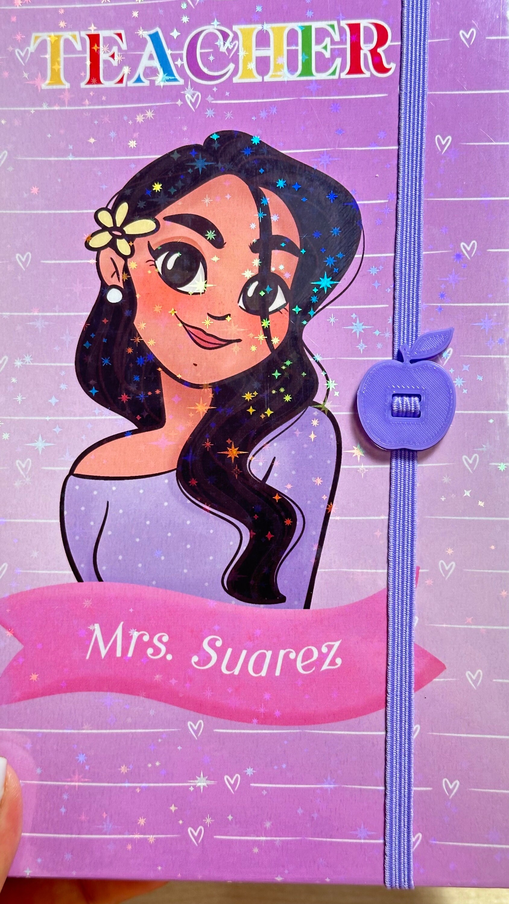 Notebook Apple Charms Bookbinding Tags Notebook Accessories Elastic ...