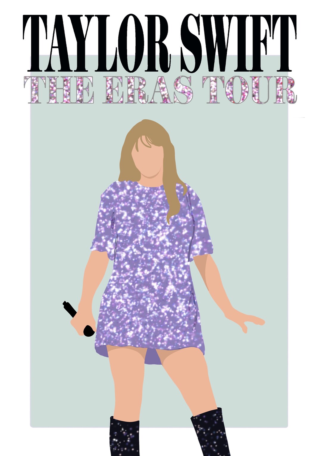 Female Singer Outfit Print - Digital Download - Etsy