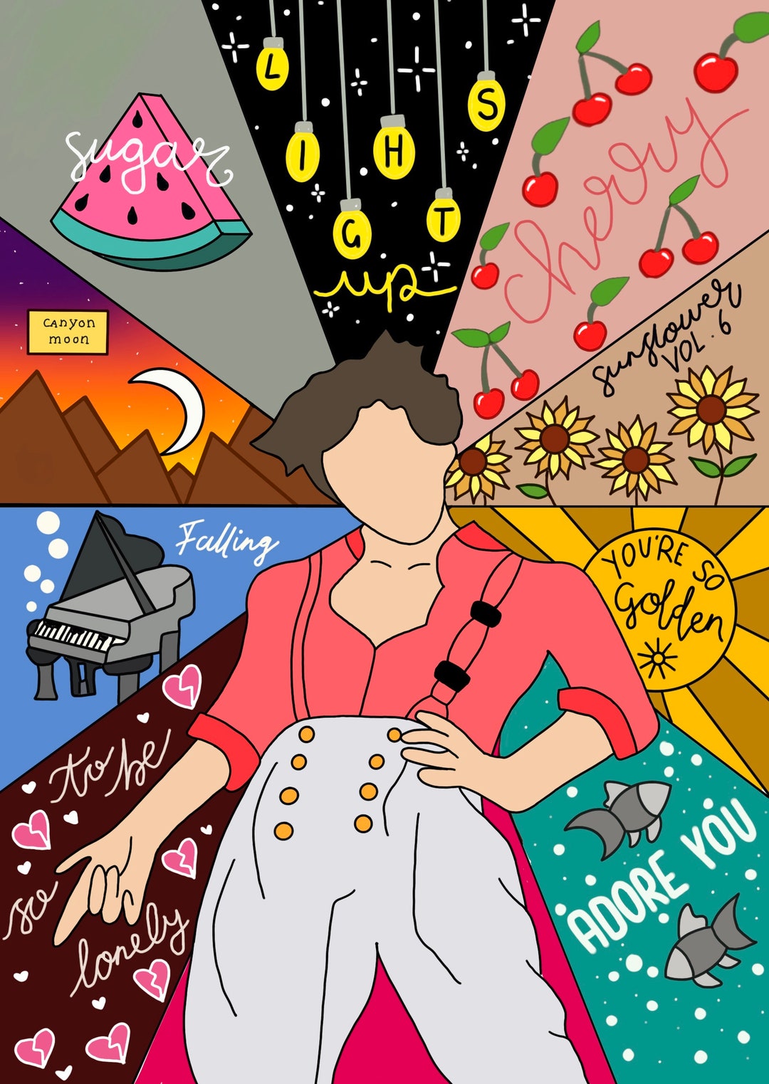 Fine Line Album Inspired Print - Etsy