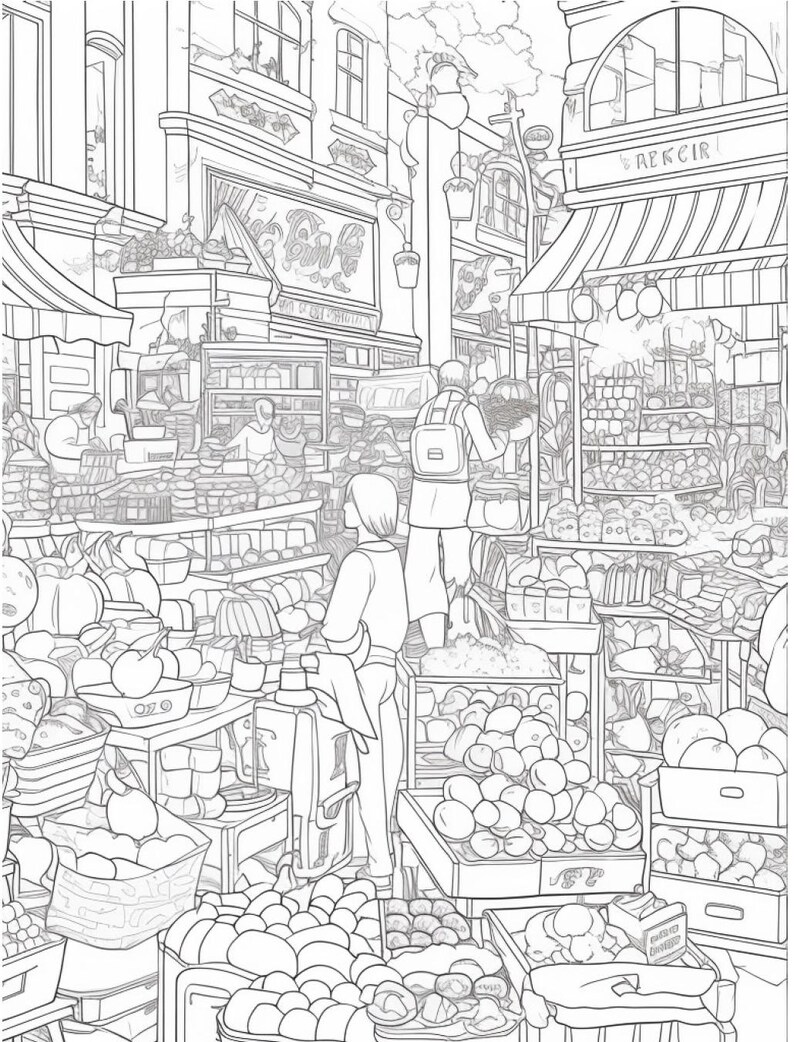 Anime Food Coloring Pages | Printable Kawaii Japanese Snacks, Ramen ...