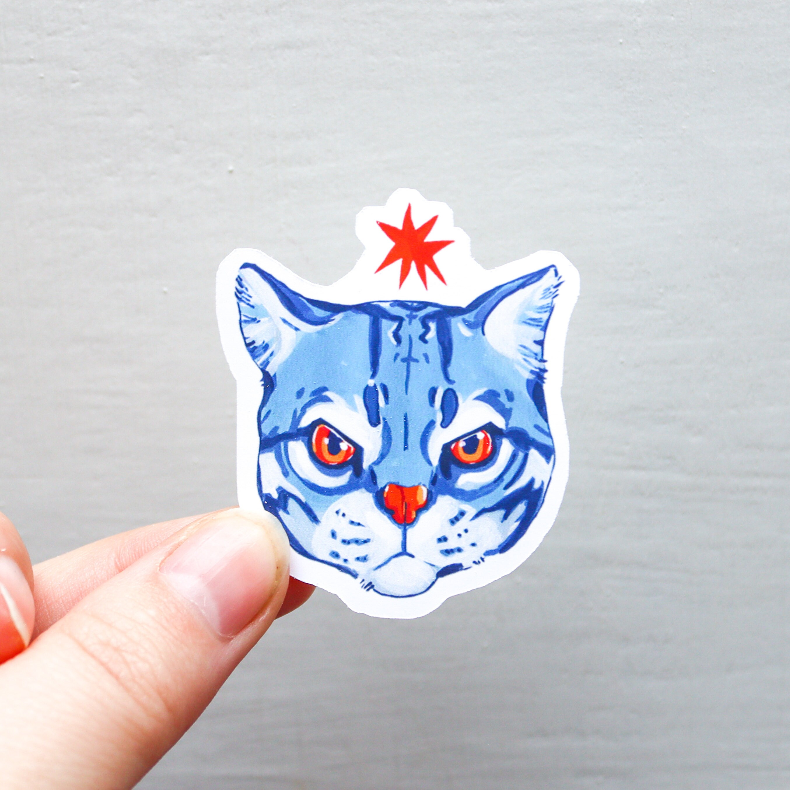 Ocelot and Hibiscus Flower Vinyl Sticker Set of 5 - Etsy