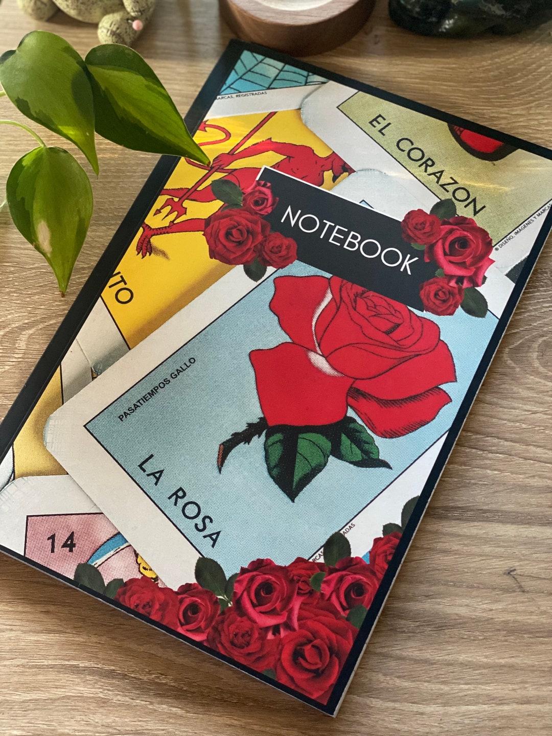 Loteria Notebook Journal , 6x9 , 100 Lines Pages, Loteria Themed ...