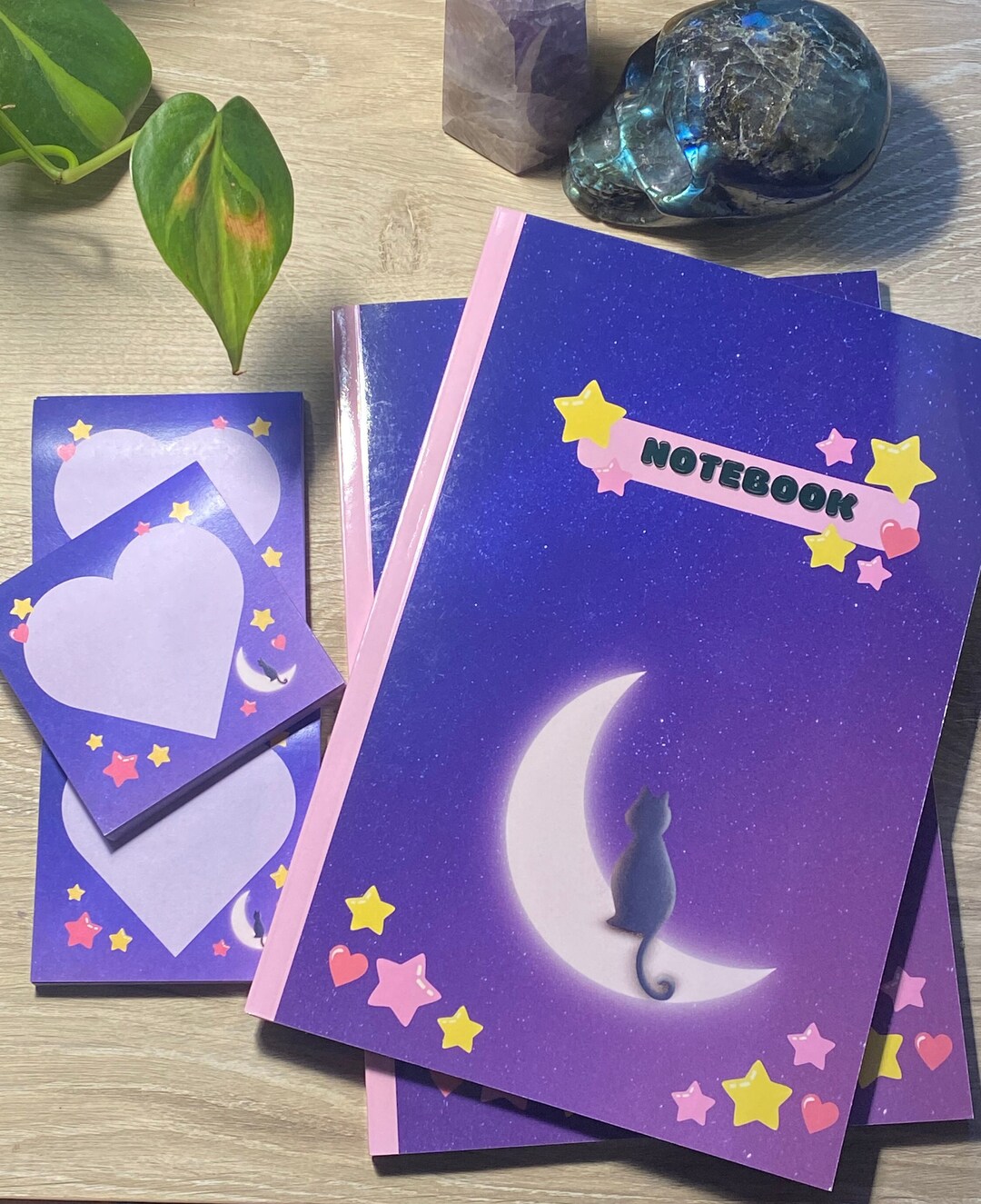 Sailor Luna Theme Notebook Journal , 6x9 , 100 Lines Pages, Matching ...