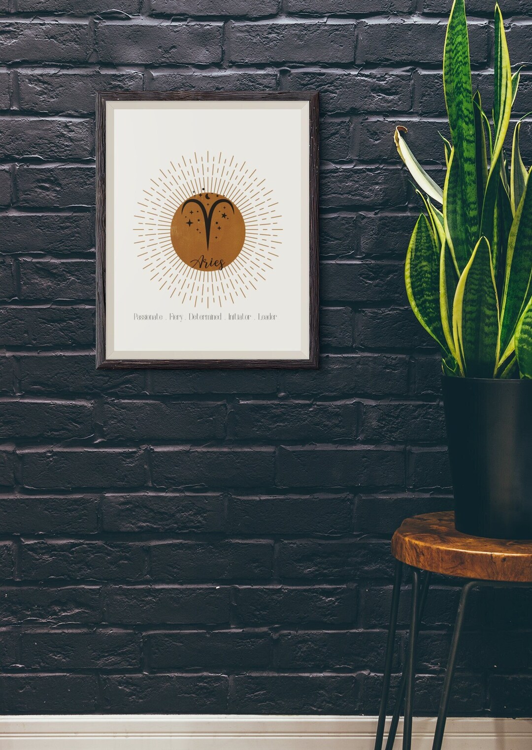 Aries Art Print, Zodiac Theme Art Print, Printable Art, Gift for Aries ...