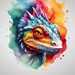 Water Color Animals Vol 1. | Colorful Animal Illustrations | Rainbow ...