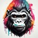 Water Color Animals Vol 1. | Colorful Animal Illustrations | Rainbow ...