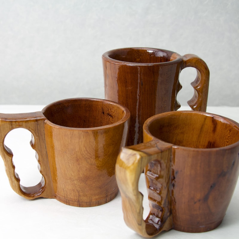 Wooden Mug - Etsy