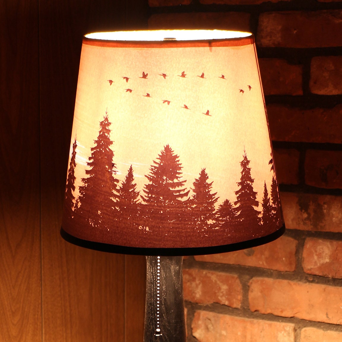 Handcrafted Floor Lamp Rustic Style Lamp I Cherry Burl Turned Lamp Base ...