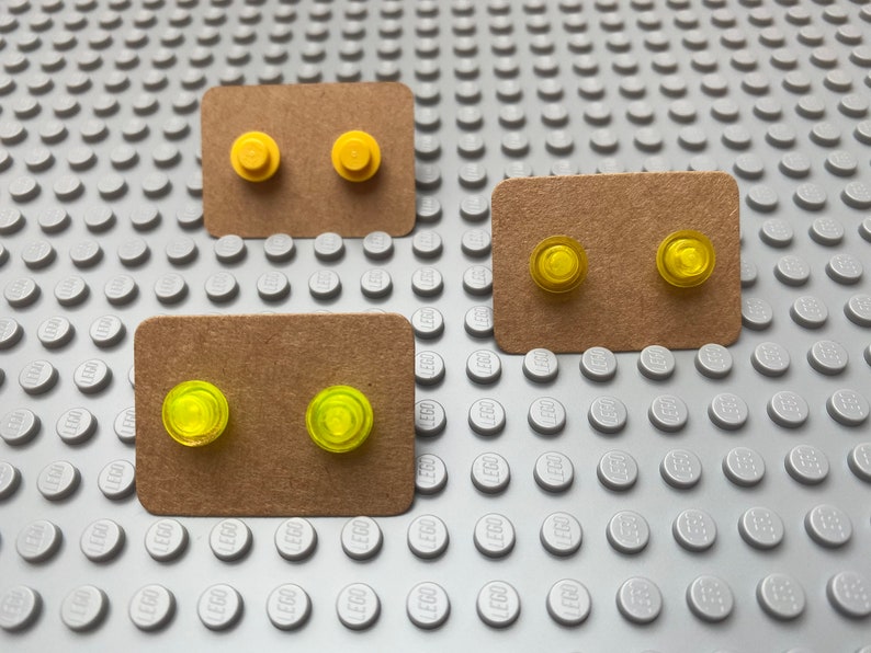 Lego Stud Earrings - Etsy UK