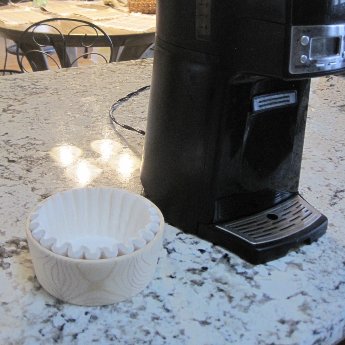 Coffee Filter Corral is Hand-turned Holder for Pleated Basket - Etsy