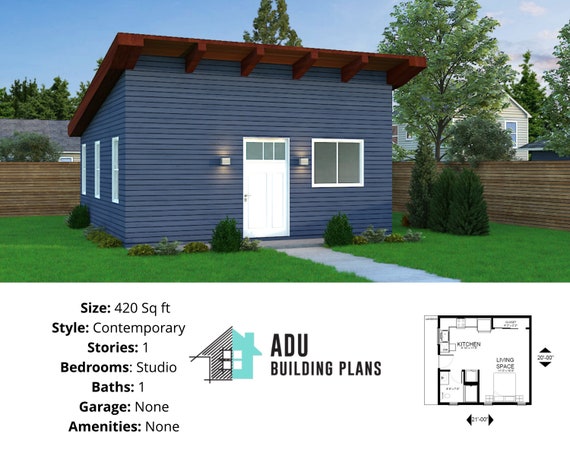 420 Sf Cabin Floor Plan