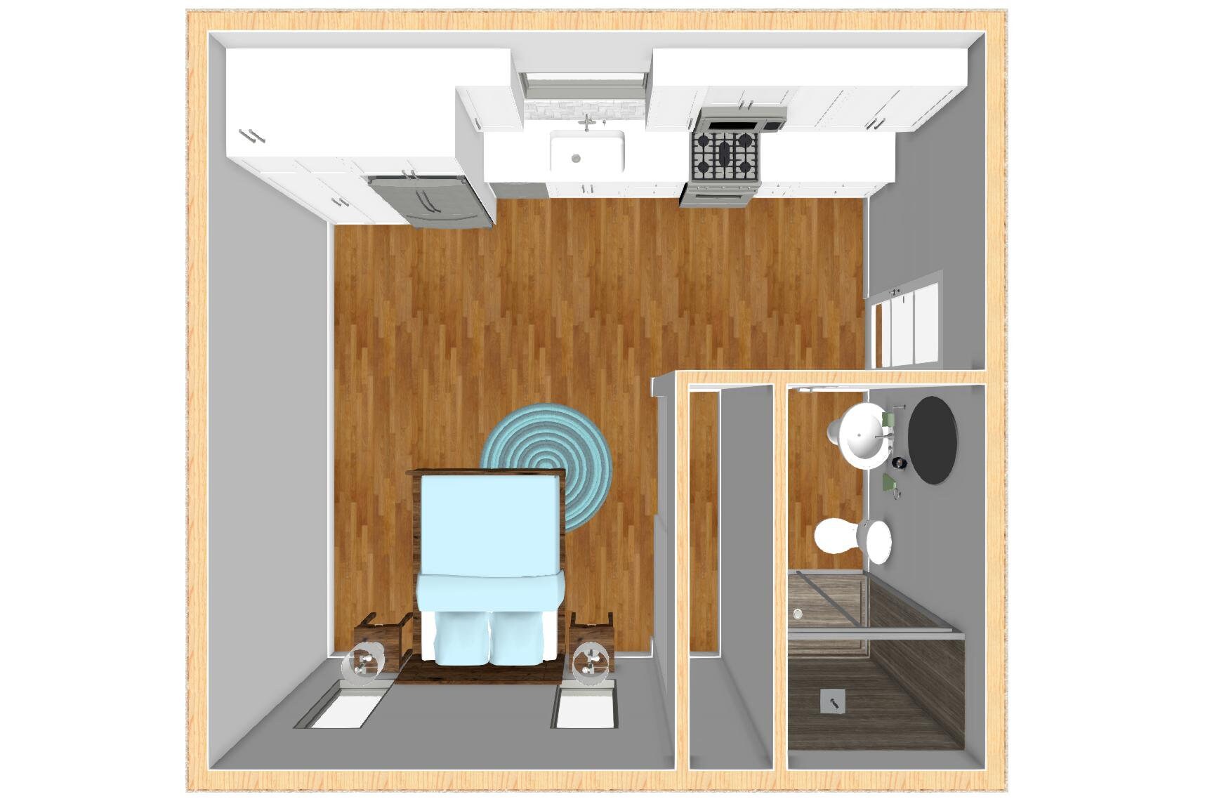 420 Square Foot Studio House Design Plans for Sale PDF & - Etsy