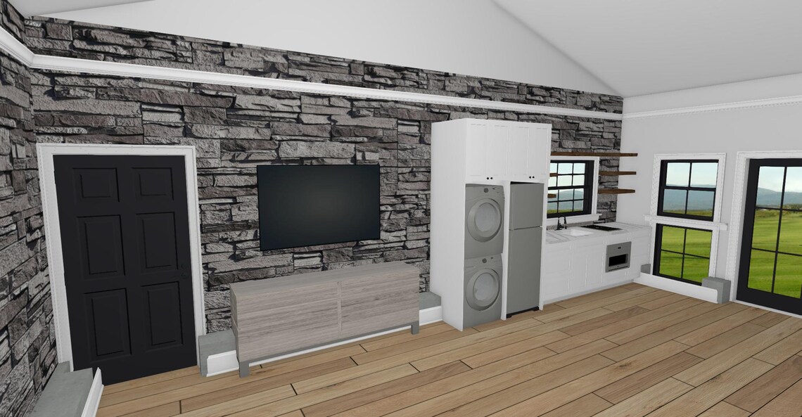 471 Square Foot | Studio House Design Plans for Sale | PDF & DWG Files ...