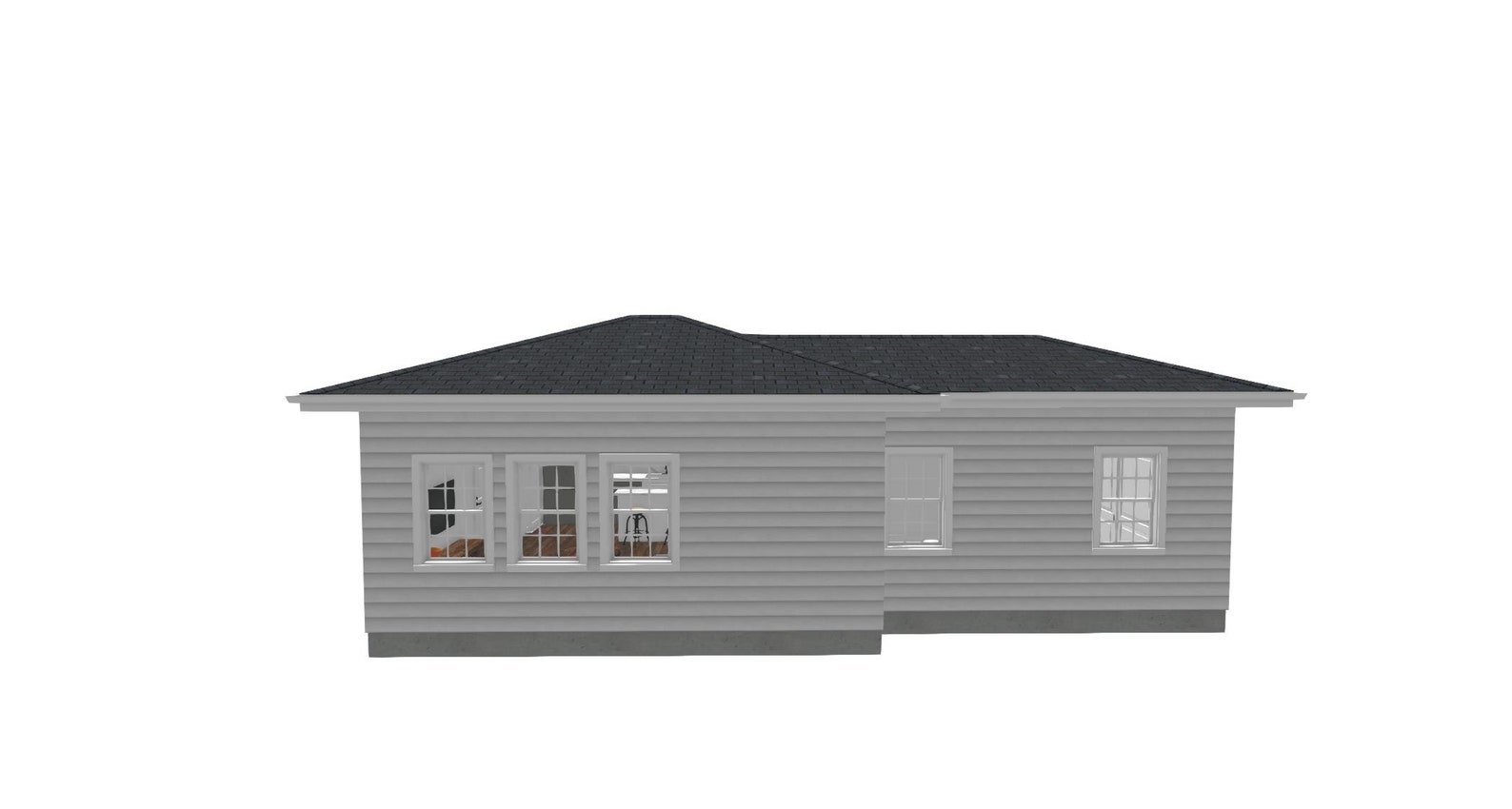 604 Square Foot | 1 Bed 1 Bath House Design Plans for Sale | PDF & DWG ...