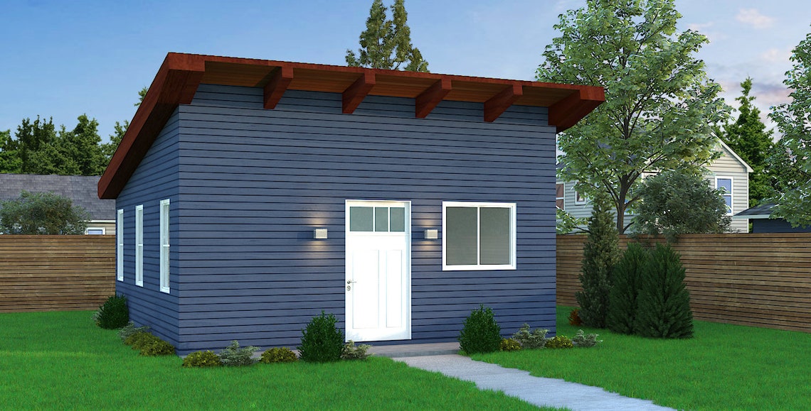 420 Square Foot | Studio House Construction Plans for Sale | PDF & CAD ...