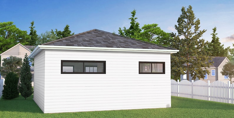 375 Square Foot | Studio House Construction Plans for Sale | PDF & CAD ...